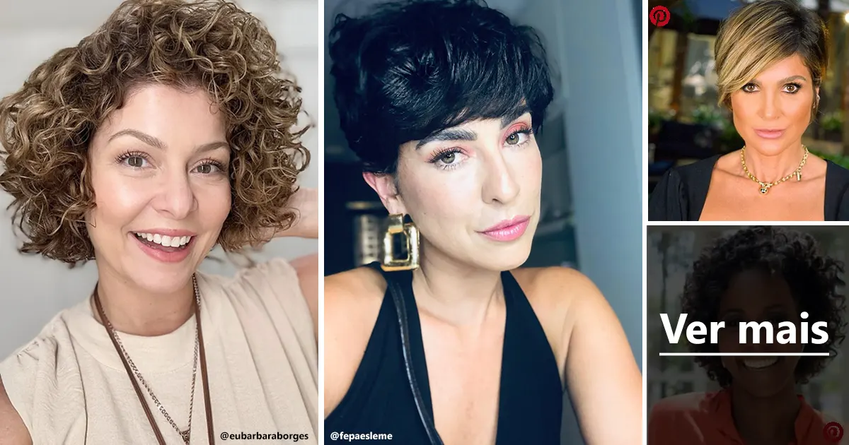 Veja 20 Celebridades Brasileiras que Arrasaram com Cabelo Curto